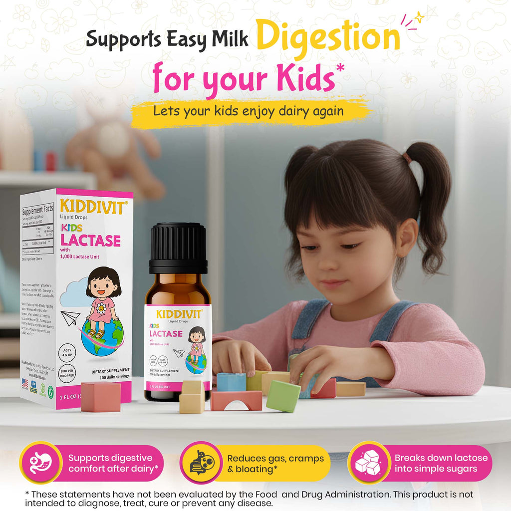 Kids Lactase Liquid Drops 1 FL OZ – KIDDIVIT