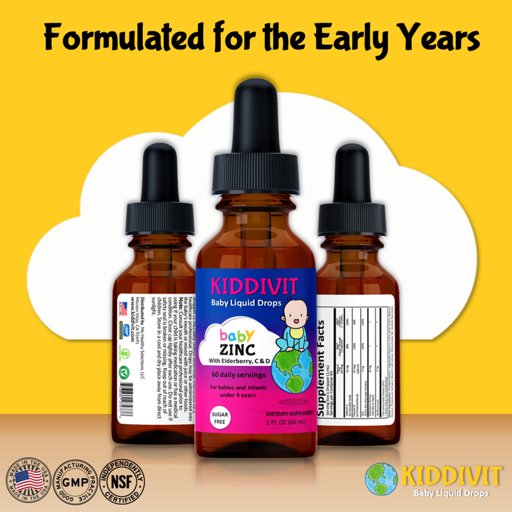 Baby Zinc Liquid Drops 2 FL OZ – KIDDIVIT